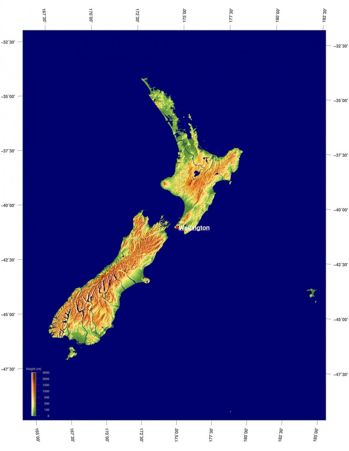 Elevation Map New Zealand Elevation Of Ngapuke,New Zealand Elevation